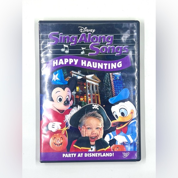 Disney | Other | Set Of 4 Disney Sing Along Songs Dvds Haunted Mansion ...